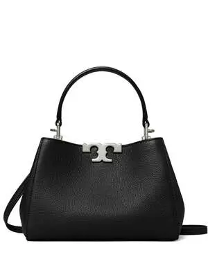 Tory Burch Eleanor Mini Leather Handbag - Black