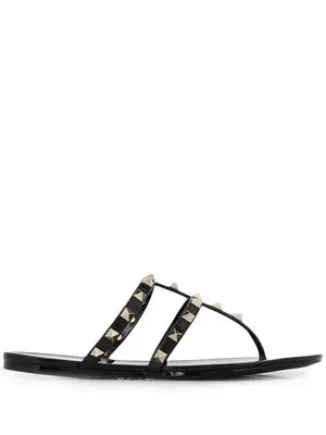 Valentino Garavani Summer Rockstud Thong - Black