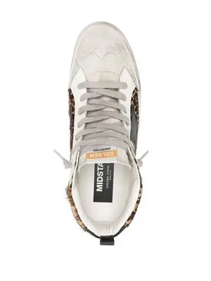 GOLDEN GOOSE Mid Star Leather Sneakers