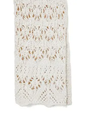 Alanui Lagoon Romance Cotton Pant - Cream