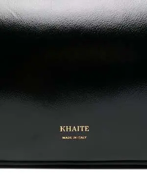 Khaite Simona Leather Shoulder Bag - Black