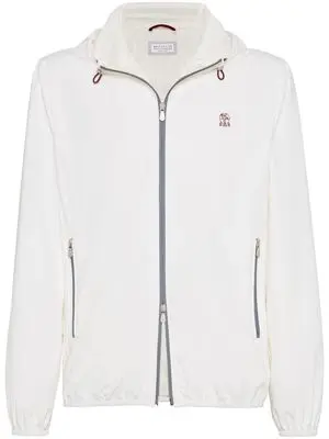 Brunello Cucinelli Water-resistant Blouson Jacket - White
