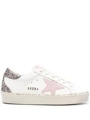 Golden Goose White Pink Sneakers For Women
