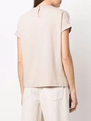Brunello Cucinelli Cotton T-shirt - Beige