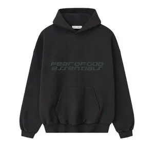 Fear Of God Heavy Fleece 90s Hoodie - Black