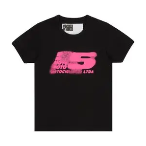 SP5DER Moto 5 Baby Tee - Black