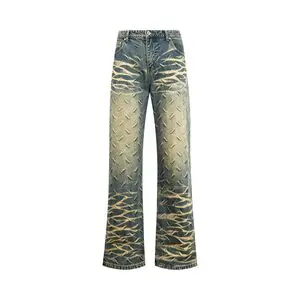 WHO DECIDES WAR Thread Plate Denim