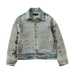 WHO DECIDES WAR Mechanic Trucker Denim Jacket