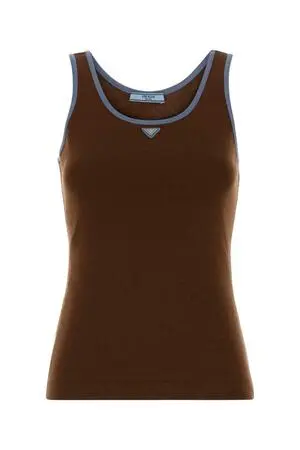 Prada Tank Top - Brown