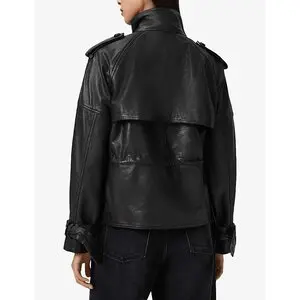 ALLSAINTS Serne Relaxed-fit Leather Jacket