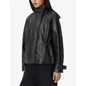 ALLSAINTS Serne Relaxed-fit Leather Jacket