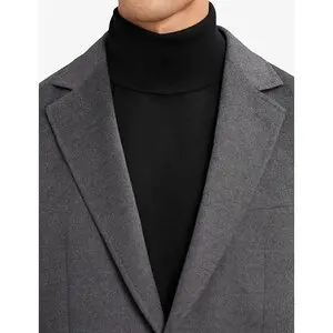 REISS Woven Blazer With Gilet Insert