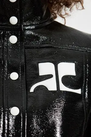 COURREGES Logo Jacket - Black