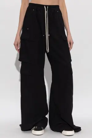 Rick Owens Jumbo Cargo Trousers - Black