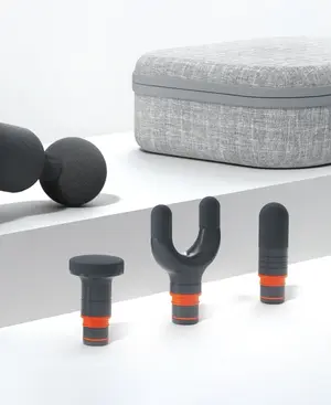 SHARPER IMAGE Powerboost Flex Pivot Percussion Massager - Gray