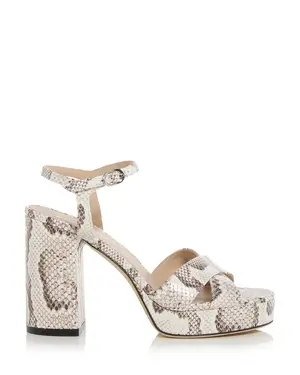 STUART WEITZMAN Dayna Ii Platform Sandals - Animal