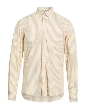 LIU •JO MAN Shirt Cream Size Cotton, Polyester, Elastane