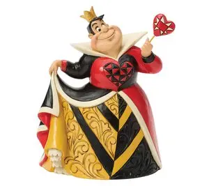 JIM SHORE Disney Traditions Queen Of Hearts Fig Urine 5.1in H - One-color