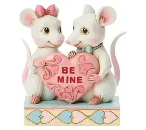 JIM SHORE Sweethearts Mice Couple Figurine 3.5i N H - One-color