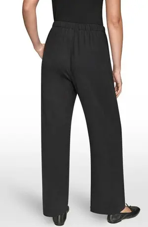 Donna Karan New York High-waist Wide-leg Pull-on Trousers