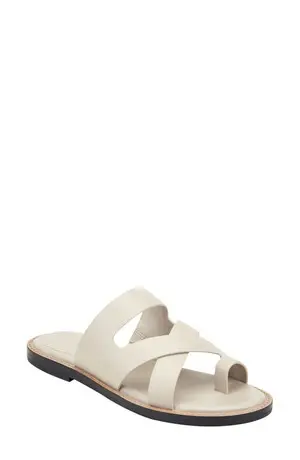 Marc Fisher Genella Criss-cross Slide Sandal - Ivory