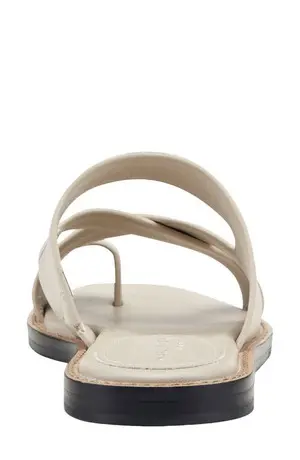 Marc Fisher Genella Criss-cross Slide Sandal - Ivory