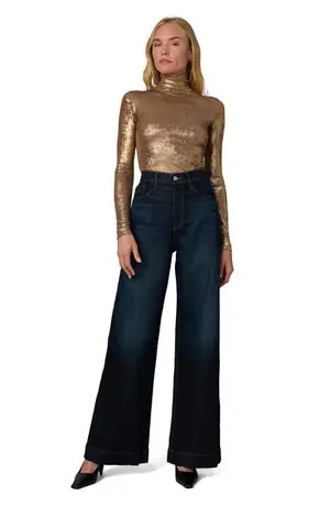 Joe's Jeans Metallic Turtleneck Top