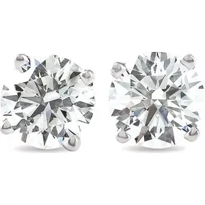 BLISS DIAMOND 1 1/2 Ct Diamond Stud Earrings - 14k White Gold