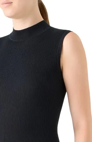 Akris Ribbed Silk And Cotton Sleeveless Sweater