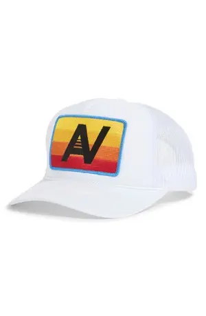Aviator Nation Logo Trucker Hat - White