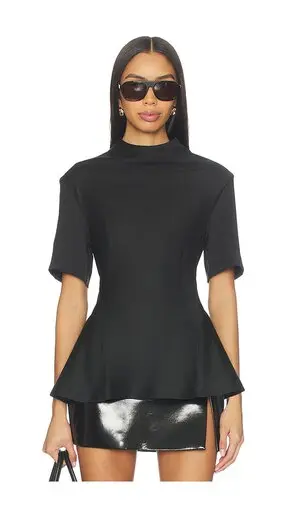 Remain Birger Christensen Suiting Peplum Top