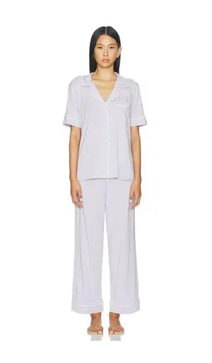 Eberjey Gisele Pant Pj Set In Lavender - Thistle& Ivory