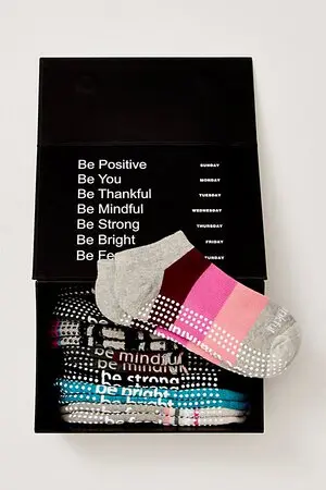 STICKY BE SOCKS Mantra Socks Box Set - Colorful
