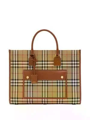 Burberry Freya Tote Bag - Brown