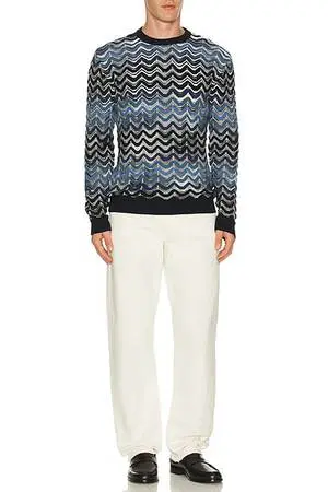 Missoni Crewneck Sweater - Blue Tones