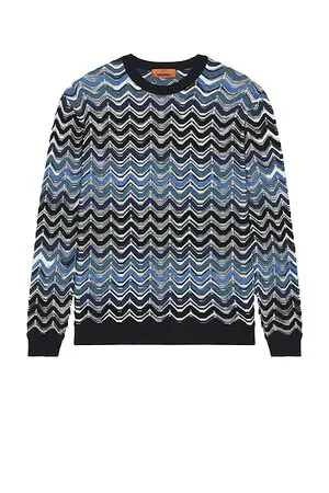 Missoni Crewneck Sweater - Blue Tones
