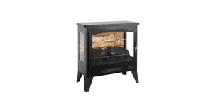 FLYNAMA 21 Inchthree-sided Freestanding Electric Fireplace Stove Heater With 3d Flame Effect With Remote Control - No Color