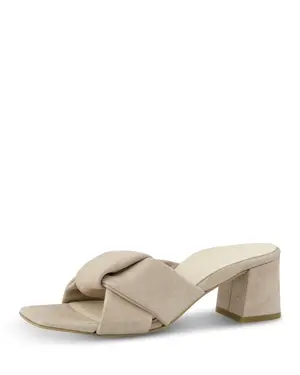 Paul Green Delight Suede Sandals - Cachemire Metallic Suede