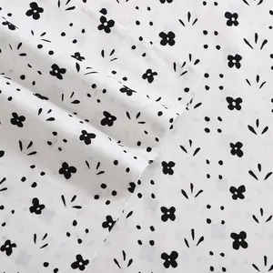 Marimekko Kukkaketo Cotton Percale Four Piece Sheet Set, King