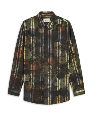 Nn07 Skyler Printed Button Front Shirt