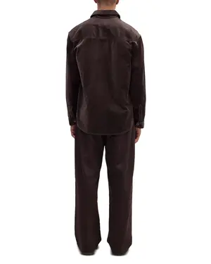 Nn07 Casper Relaxed Fit Overshirt - Dusky Port