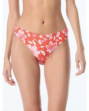 Kate Spade New York High Cut Bikini Bottom - Goji Berry