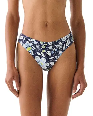 Kate Spade New York High Cut Bikini Bottom - Planetary Navy