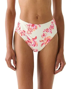 Kate Spade New York High Leg Bikini Bottom - Light Cantaloupe