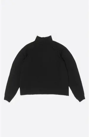 Bimba Y Lola Wool High Neck Sweater - Black