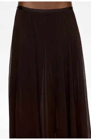 Bimba Y Lola Flared Midi Skirt