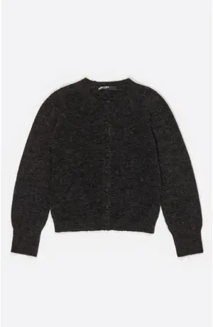 Bimba Y Lola Fitted Cardigan - Dark Grey
