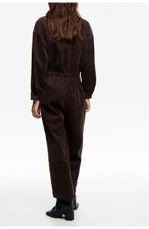 Bimba Y Lola Ankle-length Jumpsuit With Adjustable Waist