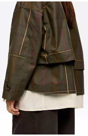 Bimba Y Lola Checked A-line Trench