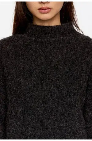 Bimba Y Lola Mohair-blend High-neck Sweater